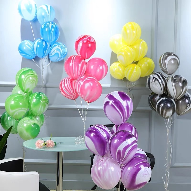 12 inch Marble Latex Balloon Wedding Decoration Event Birthday Party ...