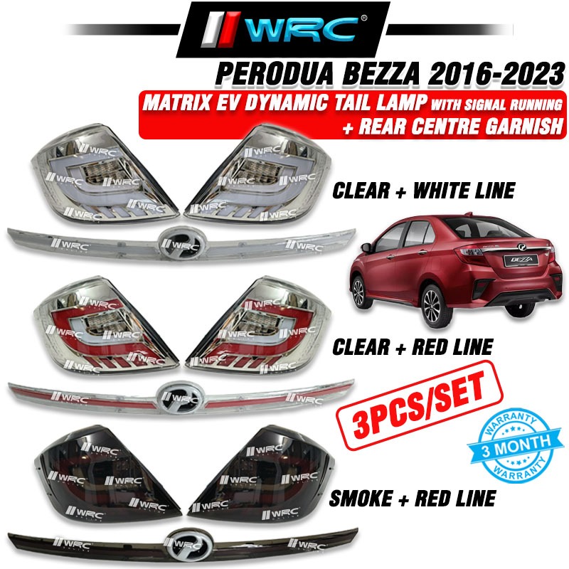 Perodua Bezza 2016 - 2023 Matrix EV Dynamic Tail Lamp With Signal ...