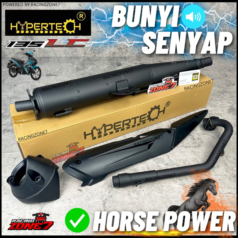 HYPERTECH ULTIMATE BACK PRESSURE EXHAUST LC135 4S V8 Fi 32mm/HyperTech Ekzos pipe/LC135 Ekzos ...