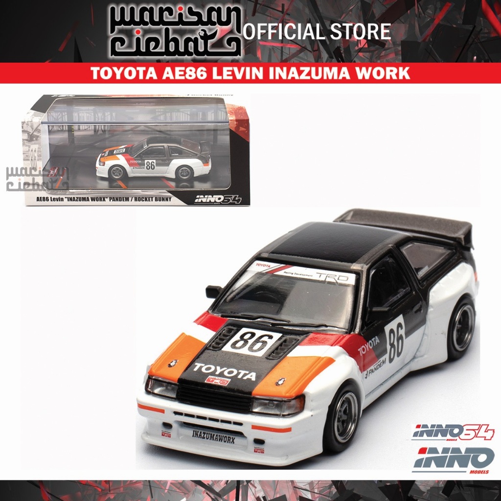 Inno Models Inno64 1/64 Toyota AE86 Levin "Inazuma Worx" Pandem ...