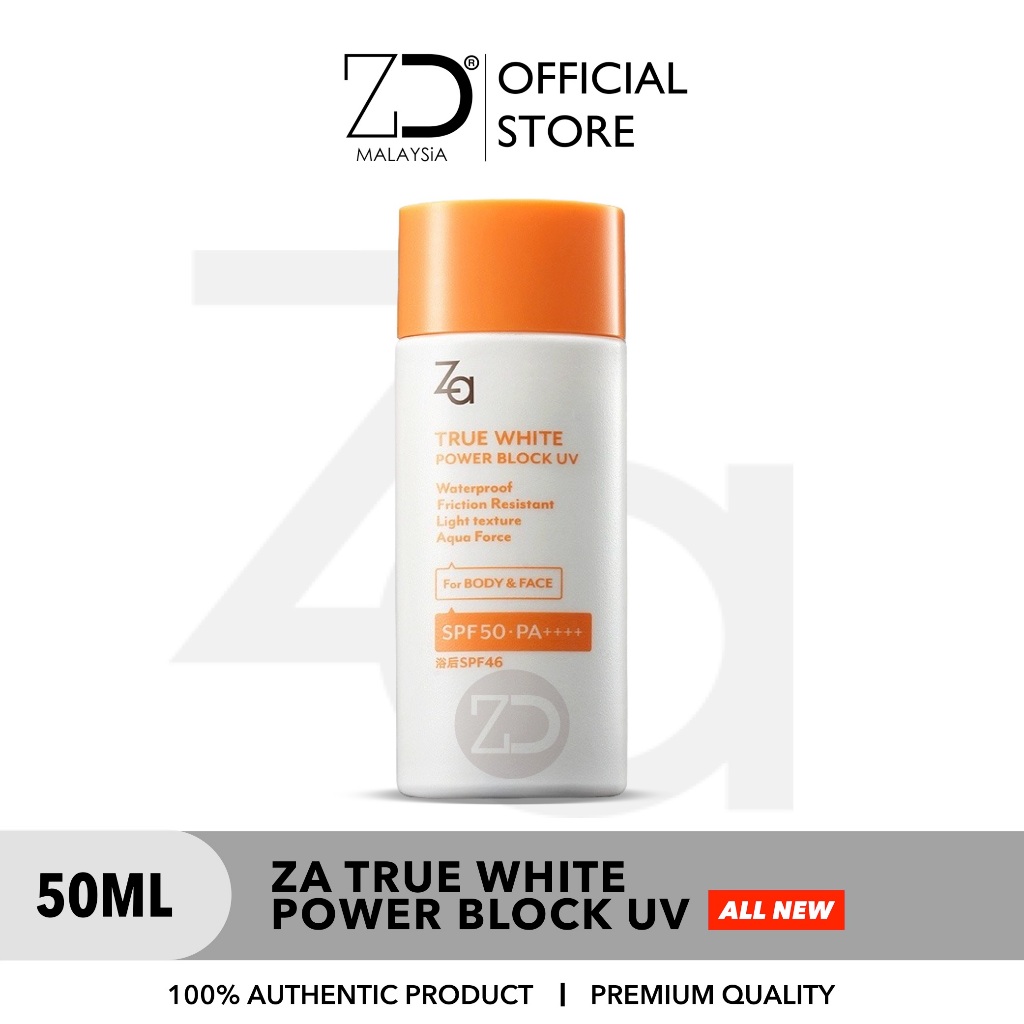 Za True White Ex Power Block UV SPF50+ PA++++ (15g/50ml) | Shopee Malaysia