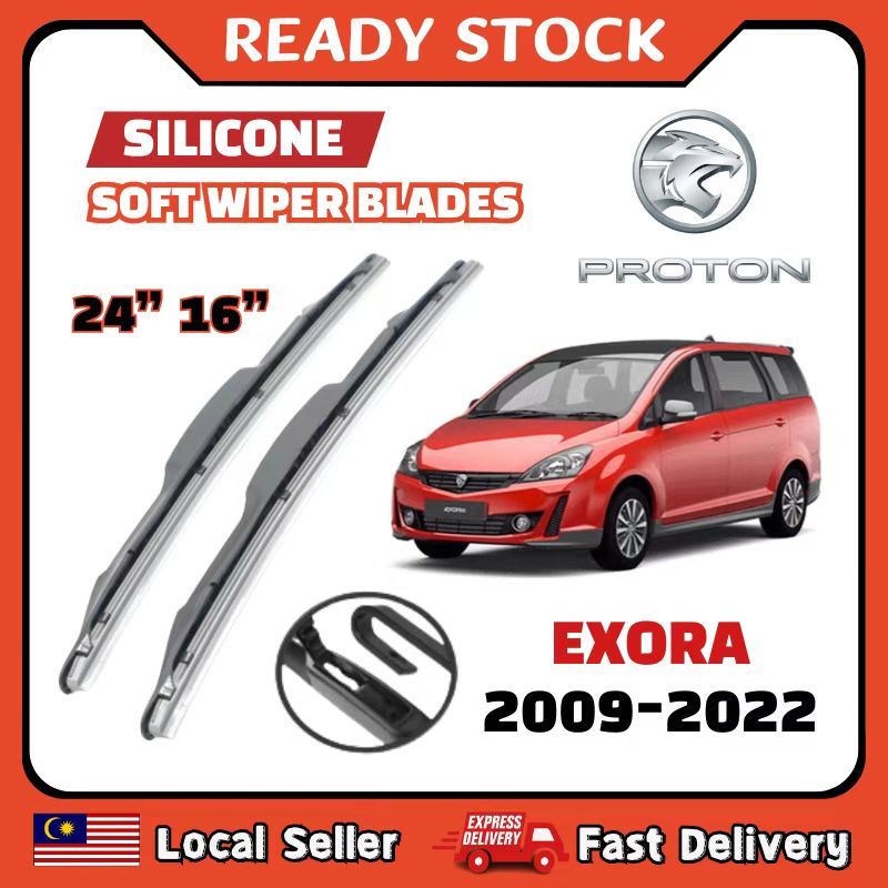 𝟮𝗣𝗖𝗦 Silicone Wiper Proton Exora 2009 2010 2011 2012 2013 2014 2015 ...