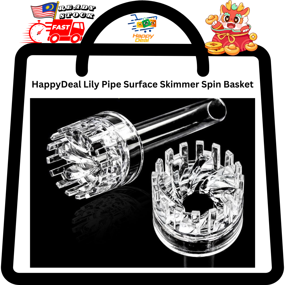 Spin Basket | Lily Pipe Surface Skimmer | Aquarium Aquascaping | Happy ...