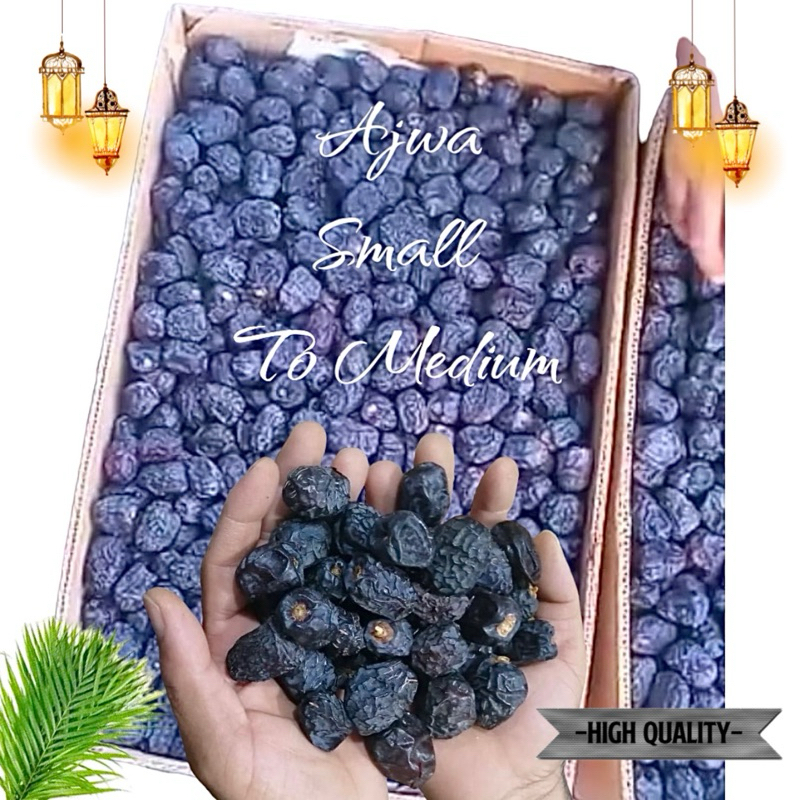 Ajwa Aliyah S Ajwah Dates. Kurma Nabi Murah Borong 1kg. Azwa Mini ...