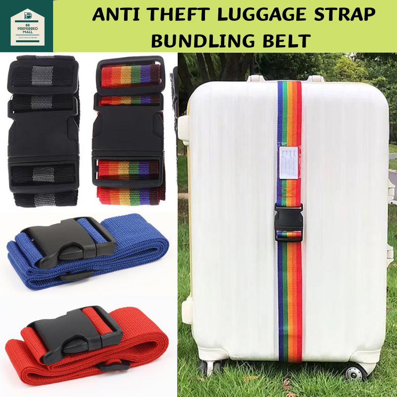 Travel Luggage Strap Adjustable Lock Packing Belt Baggage Secure Lock ...