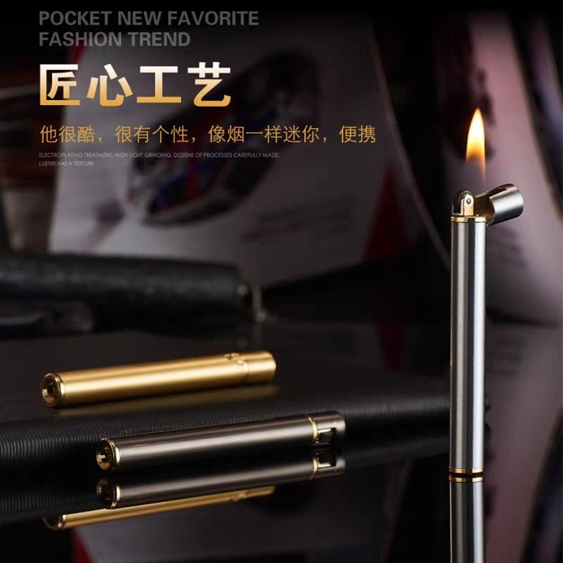 🔥Ultra Slim Ordinary Flame Lighter (Gas Refillable-Api Biasa) | Shopee ...