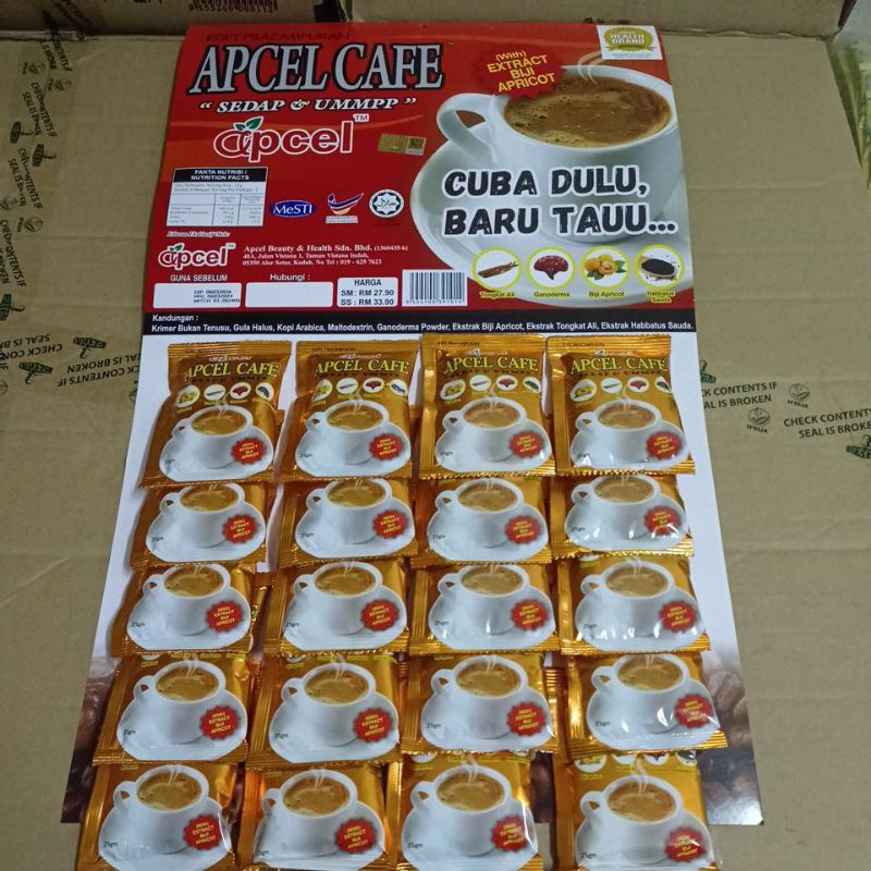 Kopi Apcel Cafe Original Sedap & Ummpp | Shopee Malaysia