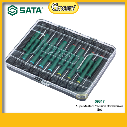 SATA 09317 15pc Master Precision Screwdriver Set | Shopee Malaysia