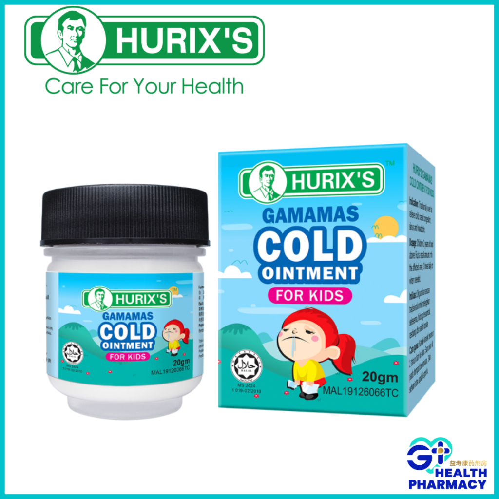 HURIX'S GAMAMAS COLD OINTMENT 20g (FOR KIDS) | Shopee Malaysia