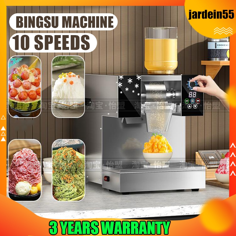 3 Years Warranty ️Commercial Bingsu Machine/Snow Ice Maker/Automatic ...