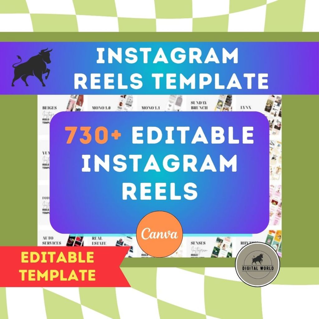 700+ Instagram Reels Template | Instagram Reels | Editable Canva ...