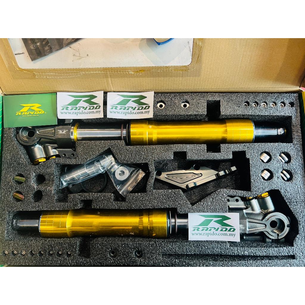 YAMAHA Y15ZR Y15 V1 V2 Y16 NVX155 Honda RS150 RS RSX RS-X RAPIDO UPSIDE DOWN FORK USD FORKT SET ...