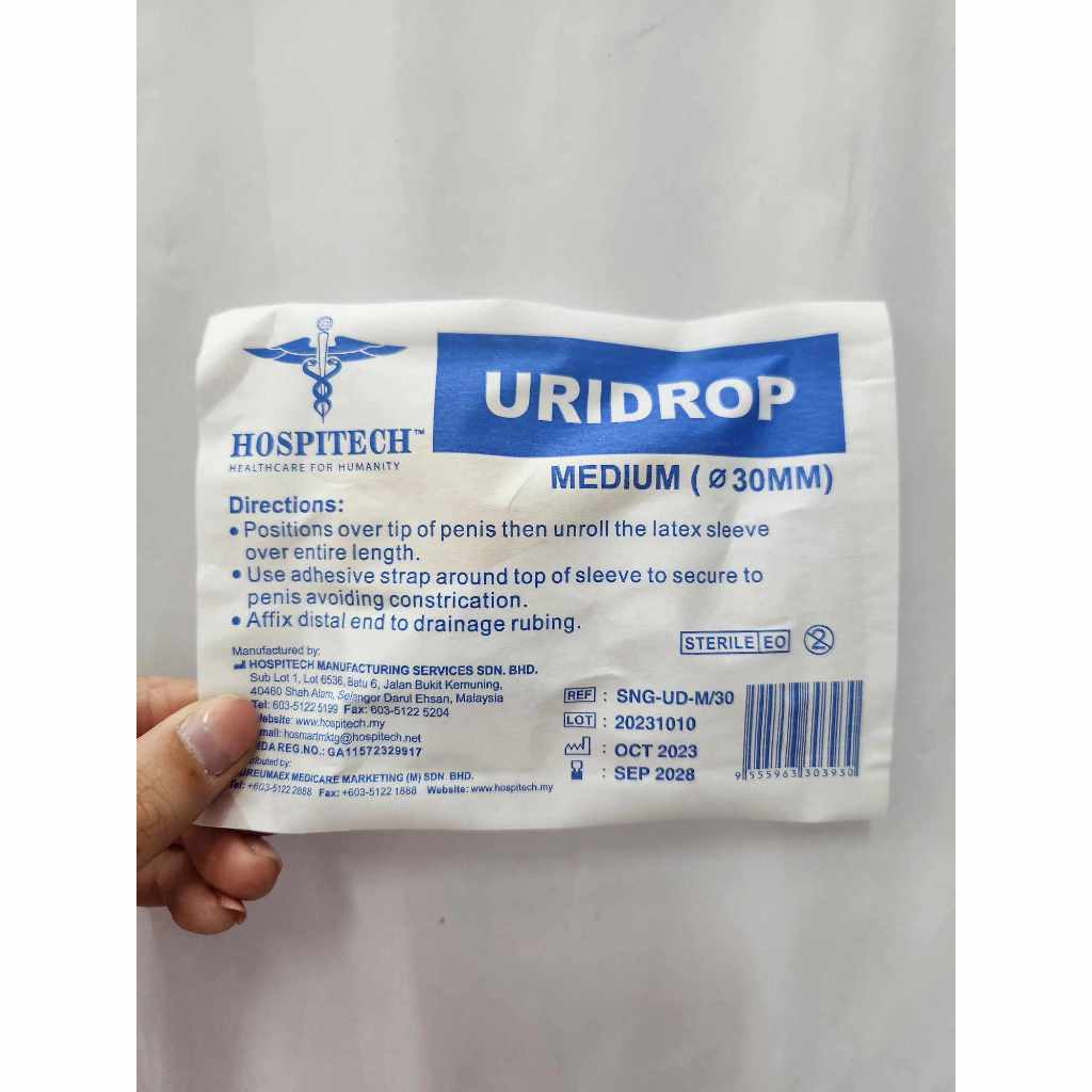 URIDROP Male External Catheter (condom catheter) Msize-30MM/PCS ...