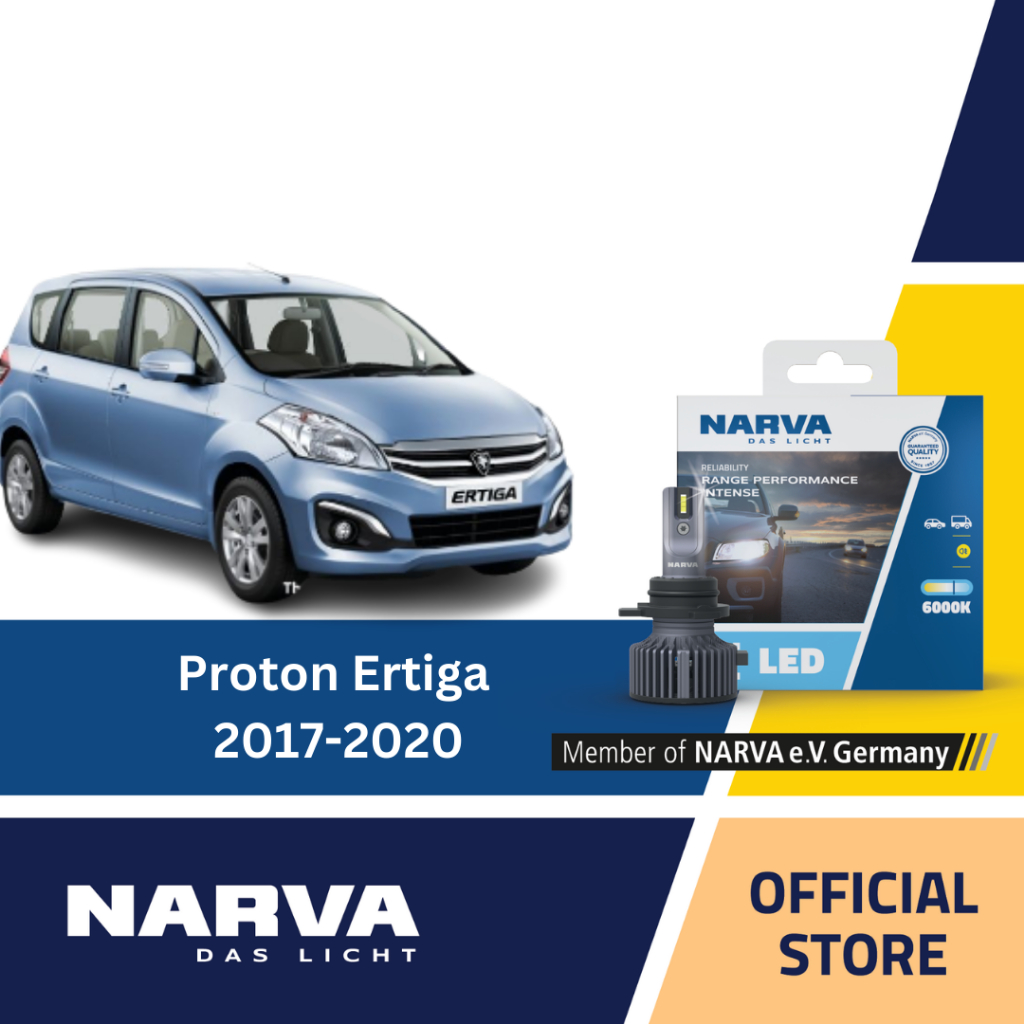 [Free Installation] NARVA Car Headlight Halogen / LED Bulbs Set Proton ...