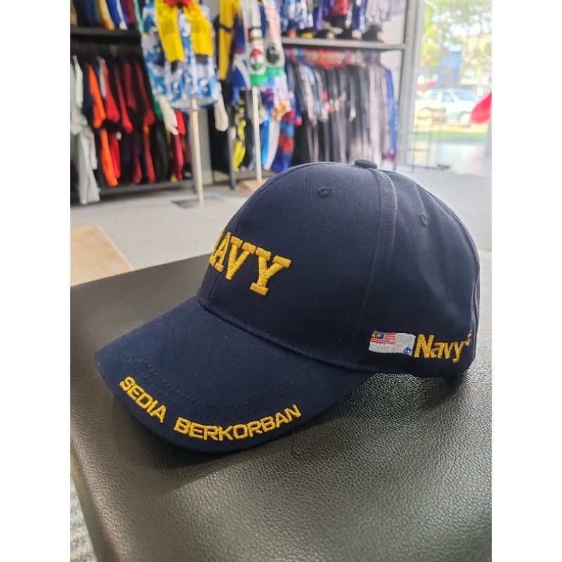Topi tldm cap navy cap navy blue | Shopee Malaysia