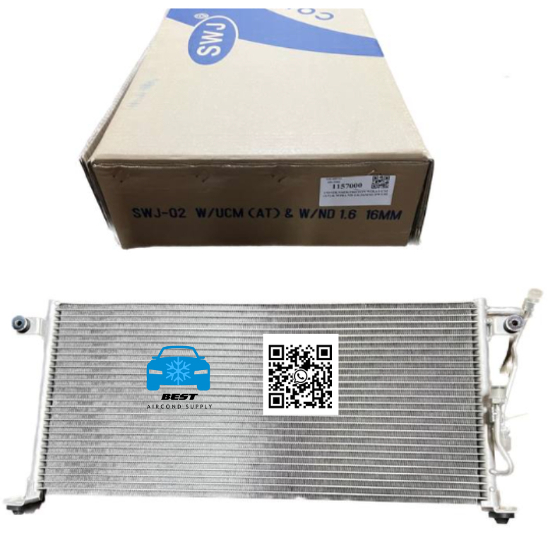 Aircond Condenser Proton Wira 1.3 / 1.5 / 1.6 Denso & UCM System ...