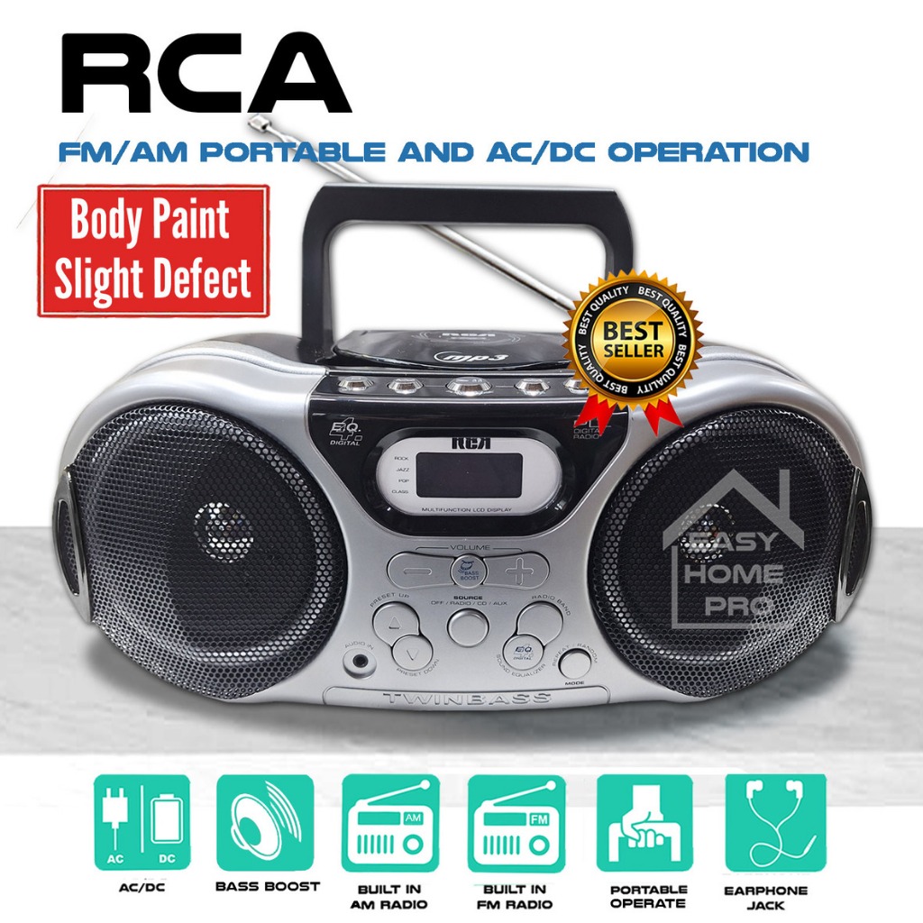 [REFURBISHED CLEARANCE STOCK]-LIMITED STOCK!! RCA RCD-159(CLEAR) MURAH ...