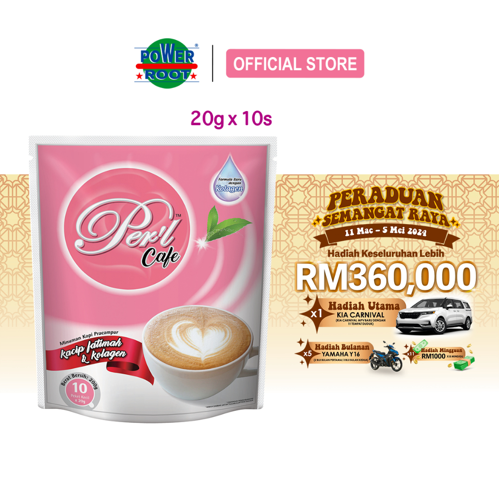 Per'l Kacip Fatimah & Collagen Cafe (20gm X 10 Sachets) | Shopee Malaysia