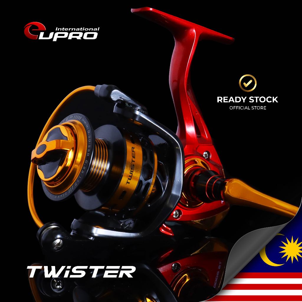 Eupro Spinning Reel Twister 2000 3000 4000 | Shopee Malaysia