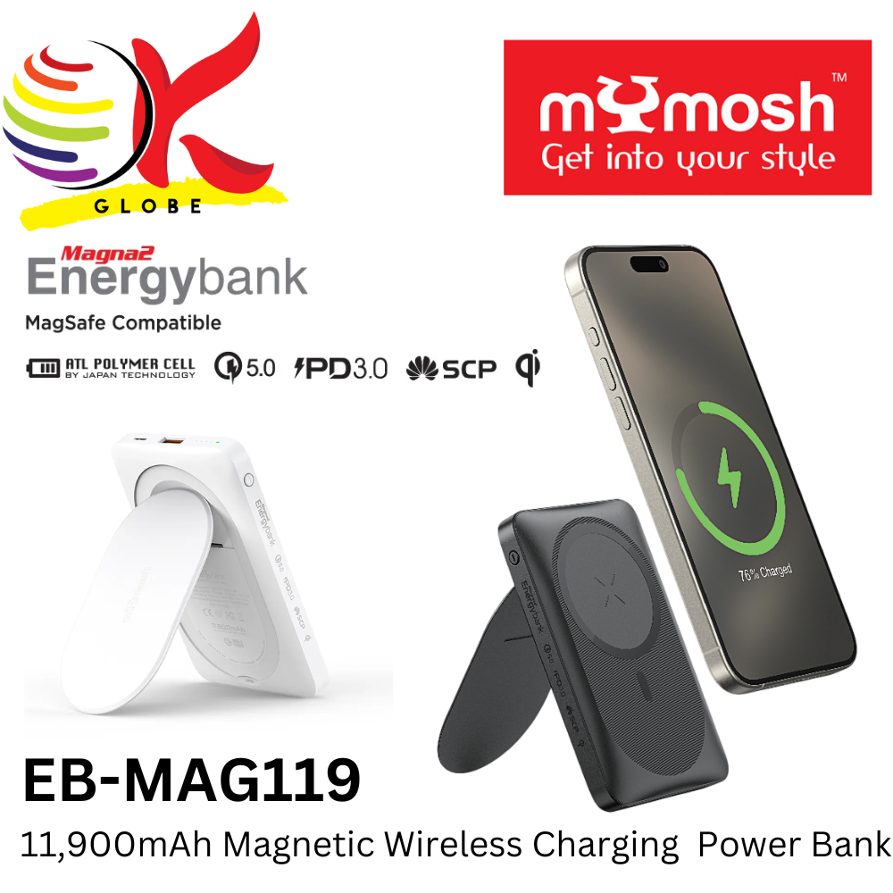 MYMOSH MYMOSH EB-MAG119 11,900MAH / EB-MAG120 12,000MAH 15W MAGNETIC ...