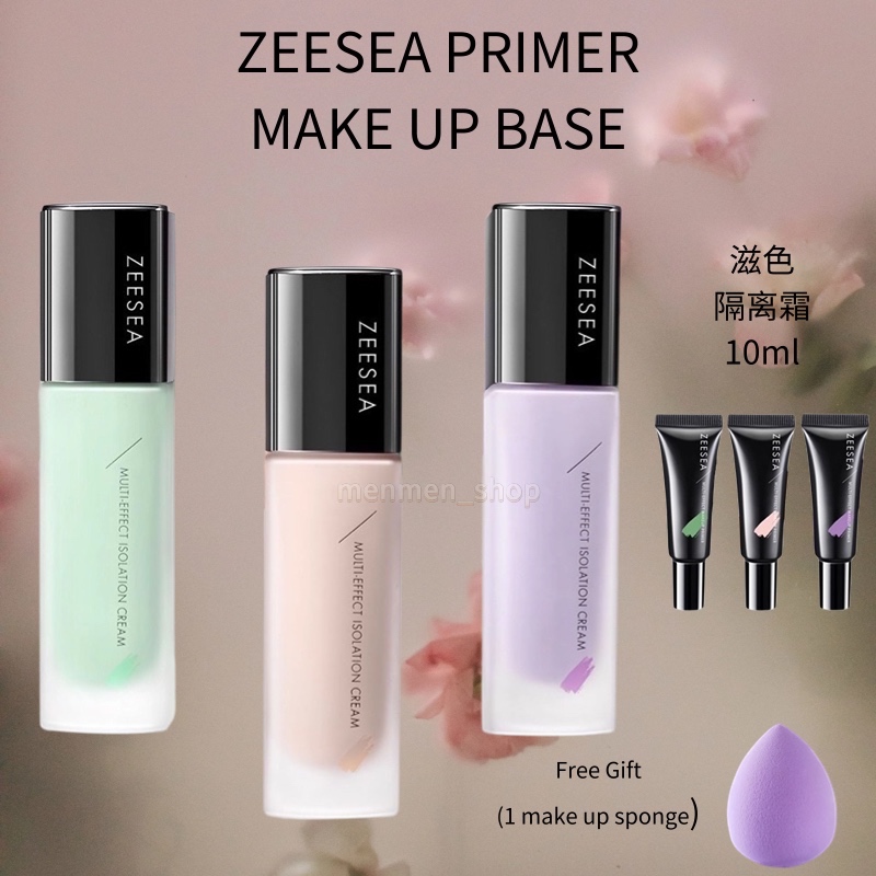 🔥READY STOCK🔥 ZEESEA Face Primer Makeup Base Primer Isolation Cream Concealer Tone-up 滋色隔离霜 ...
