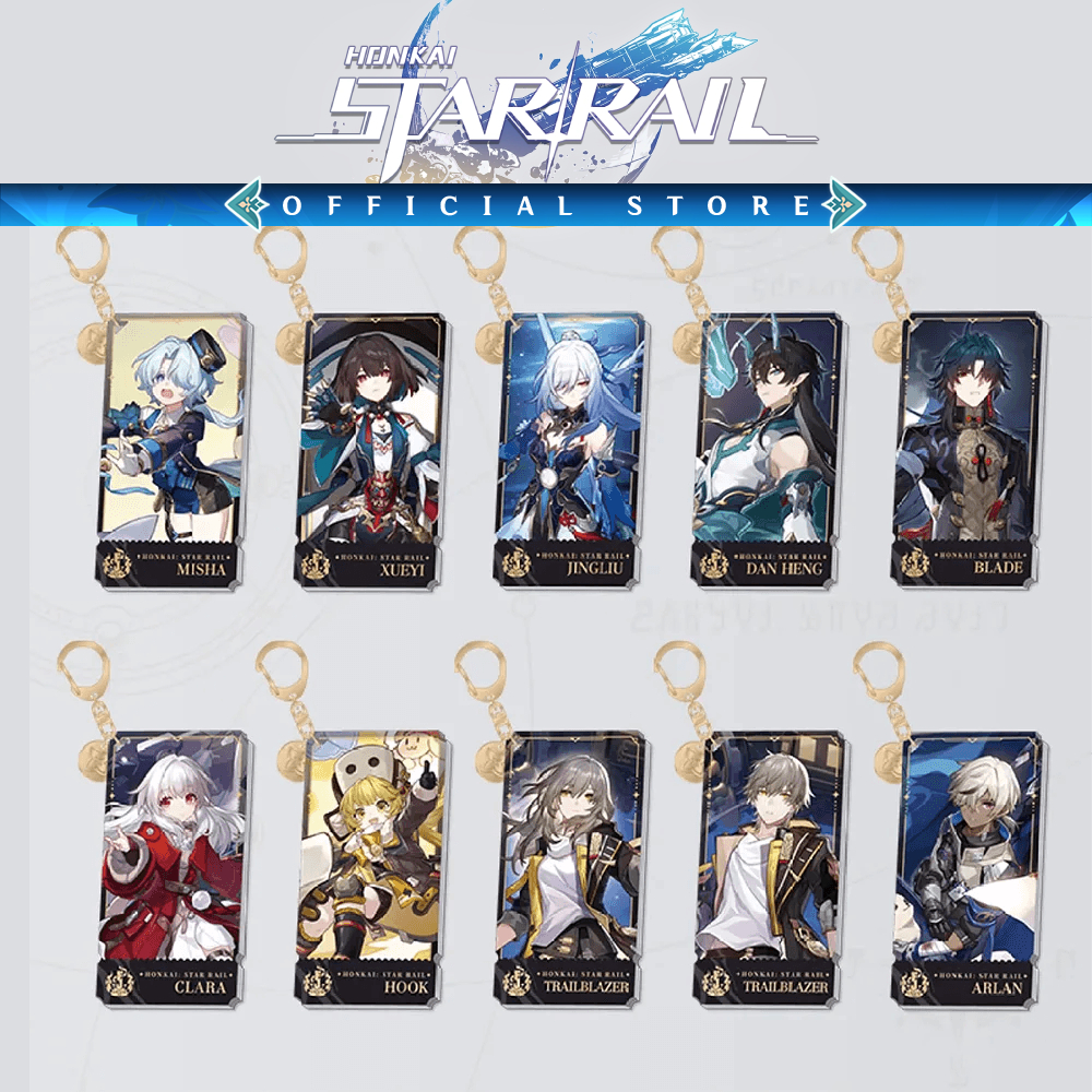 miHoYo Honkai: Star Rail Path of Destruction Character Acrylic Keychain ...