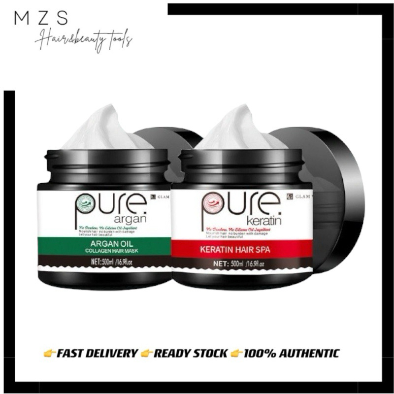 Pure Keratin Hair Mask Argan Oil/Keratin 1000ml | Shopee Malaysia