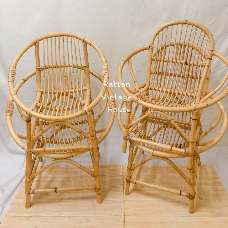 (Rattanvintage) 🔥 Rattan Chair | Rattan chair backrest | Kerusi rotan ...