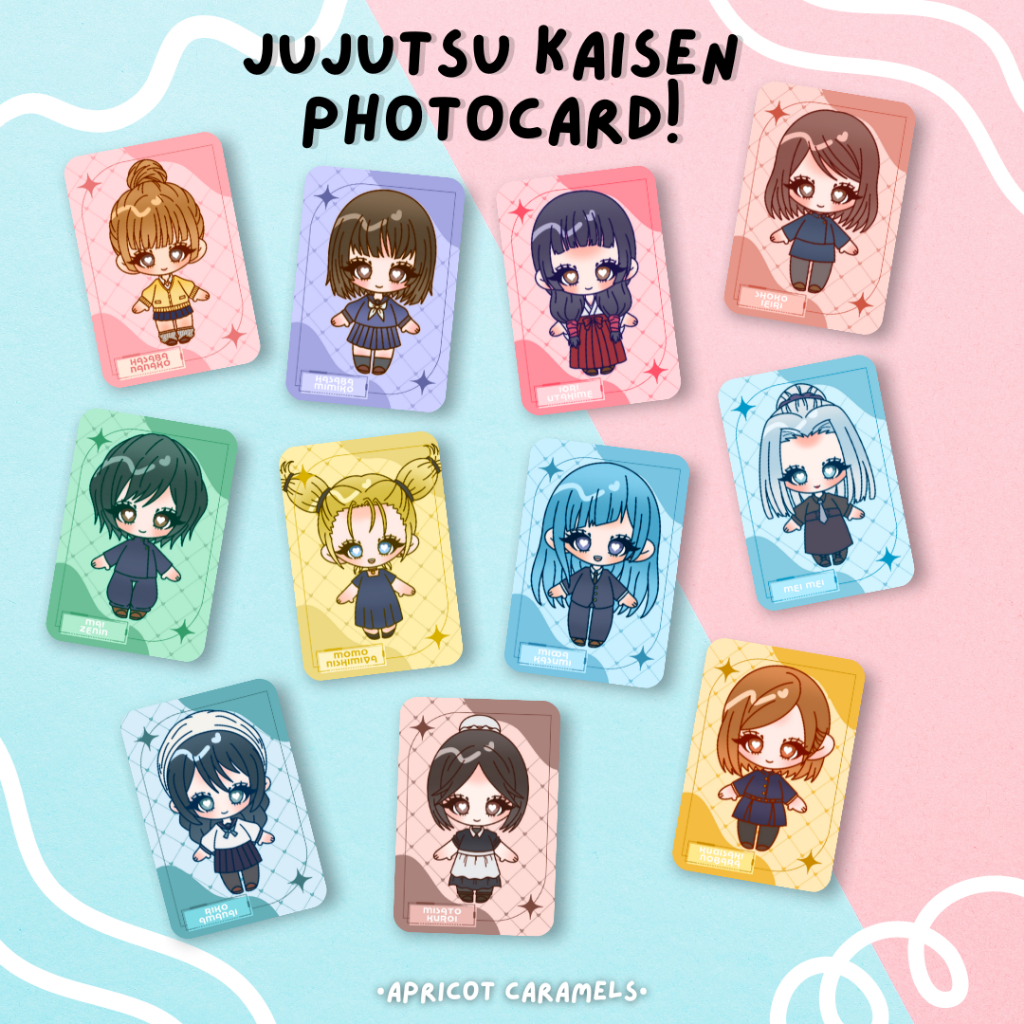 (JJK) Jujutsu Kaisen - Girls Fanart Photocard | Shopee Malaysia