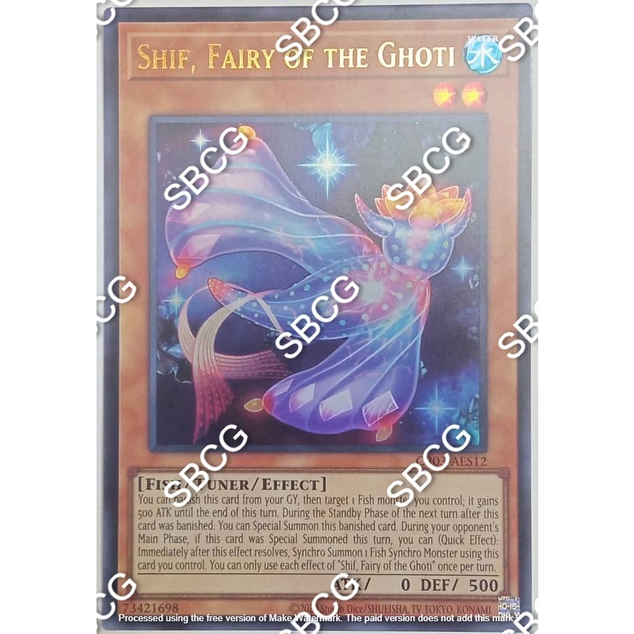 Creation Pack 03 "Shif, Fairy of the Ghoti" ( CR03-AE078 ) | Shopee ...