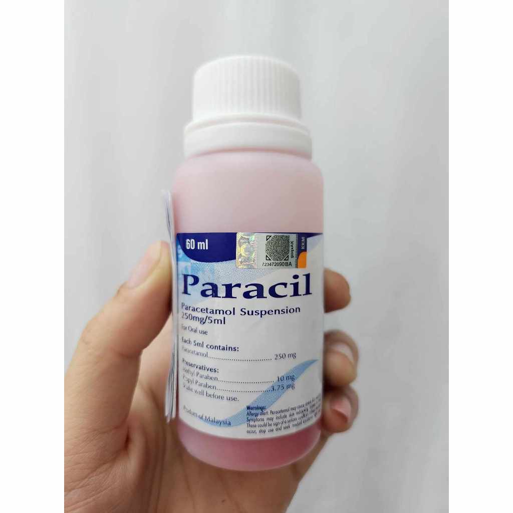 PARACIL 250MG/5ML SUSPENSION 60ML STRAWBERRY | Shopee Malaysia