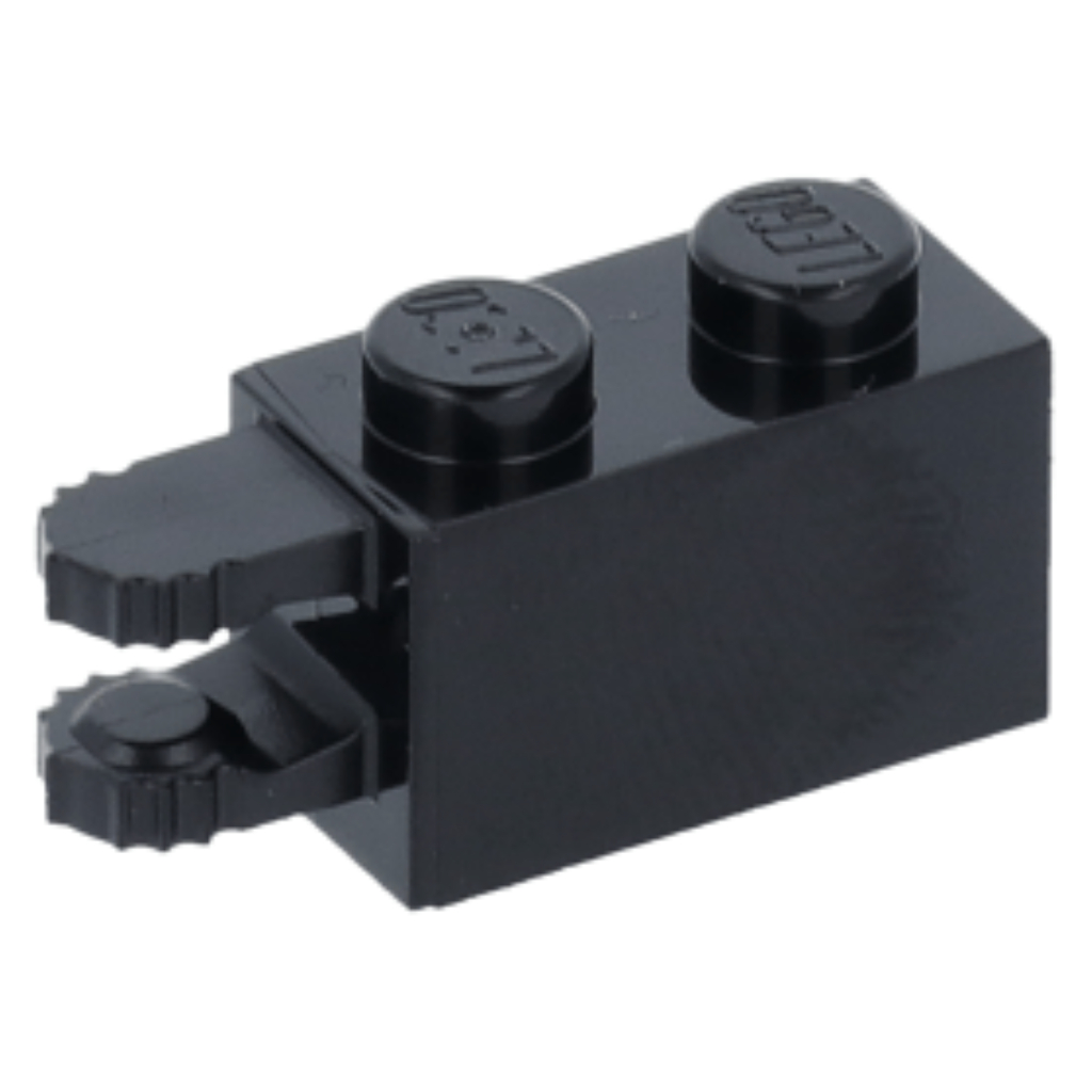 LEGO PARTS (GENUINE) 30540 Hinge Brick 1 x 2 Locking with 2 Fingers ...