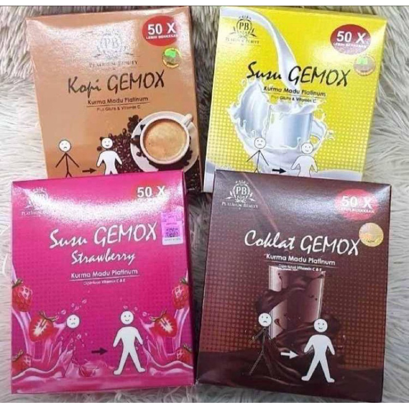 SUSU GEMUK COKLAT GEMOK STRAWBERRY GEMOK || KOPI GEMOX | Shopee Malaysia