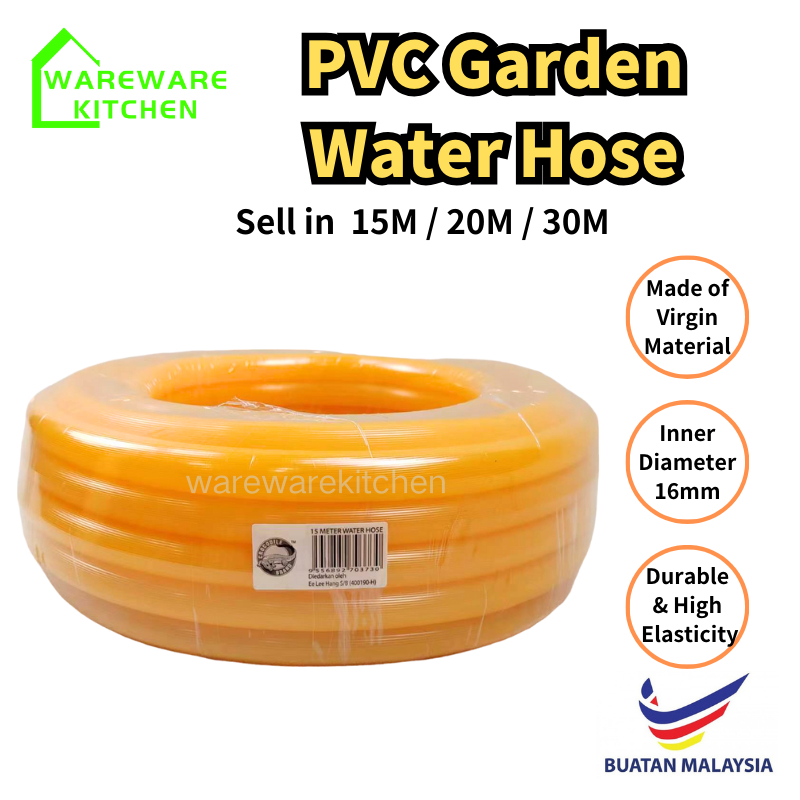 15M/20M/30M Water Hose Gardening Hose PVC Water Hose Water Pipe Orange Garden Hose Paip Air Hos ...