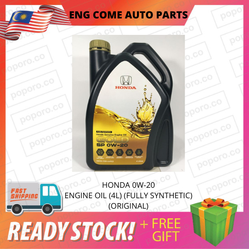 HONDA 0W-20 ENGINE OIL (4L) (FULLY SYNTHETIC) (ORIGINAL) | Shopee Malaysia