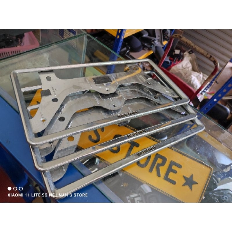 JDM plate holder chrome daihatsu | Shopee Malaysia