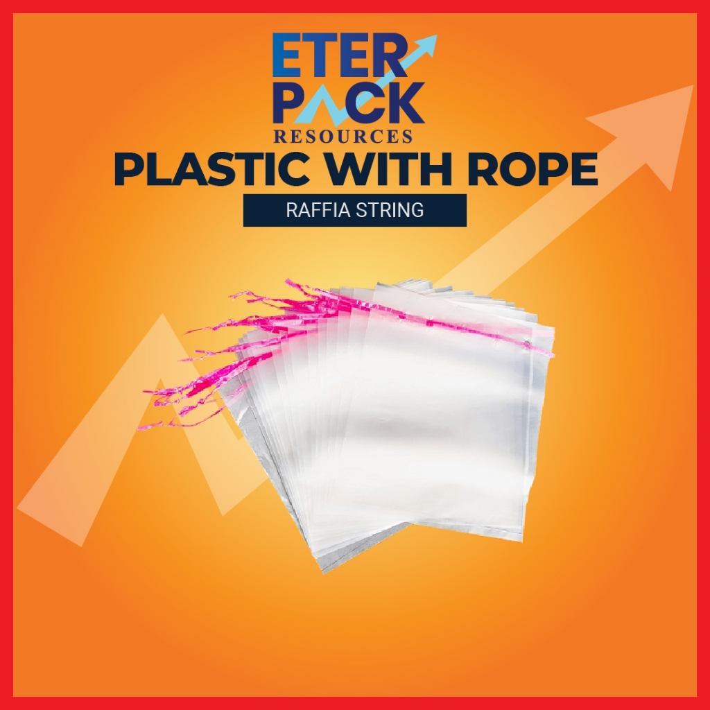 ETER-PLASTIC WITH ROPE/PLASTIK AIR/PLASTIK BUNGKUS AIR/PLASTIK TALI ...