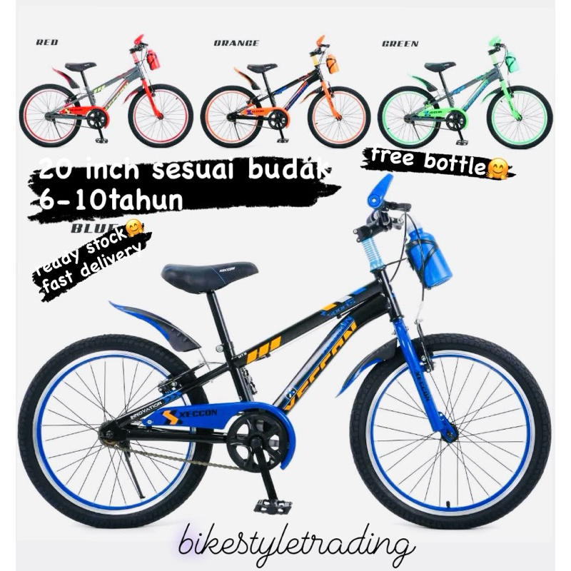 20 Inch BICYCLE 50% PASANG READY STOCK BASIKAL SIZE 20" SESUAI UNTUK KANAK-KANAK UMUR 7-10 TAHUN ...