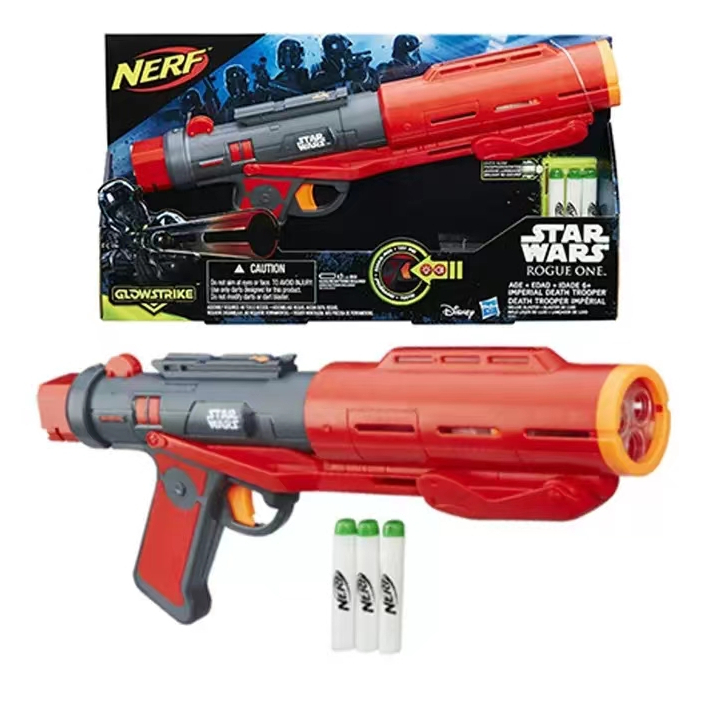 NERF STAR WARS IMPERIAL DEATH TROOPER ROGUE ONE GLOW STRIKE BLASTER ...