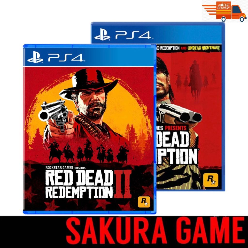 PS4 Red Dead Redemption 1 / Red Dead Redemption 2 / RDR 2 | RDR II ...