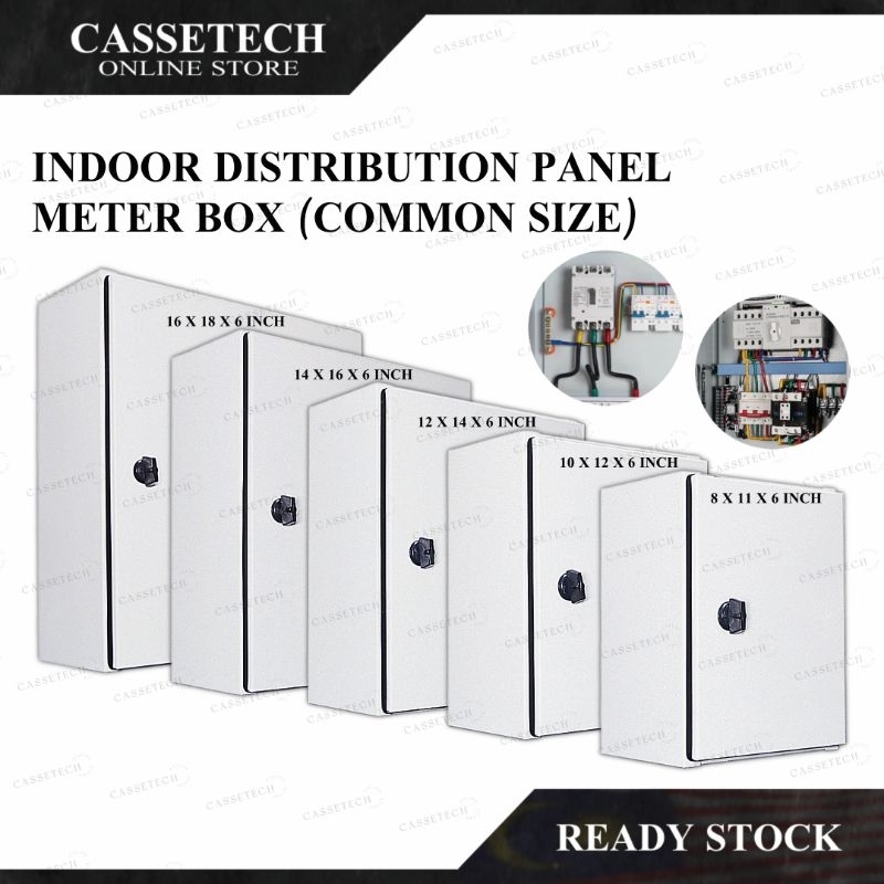 INDOOR DISTRIBUTION MULTI DB METAL BOX BOARD ELECTRICAL CLAD KOTAK BESI ...