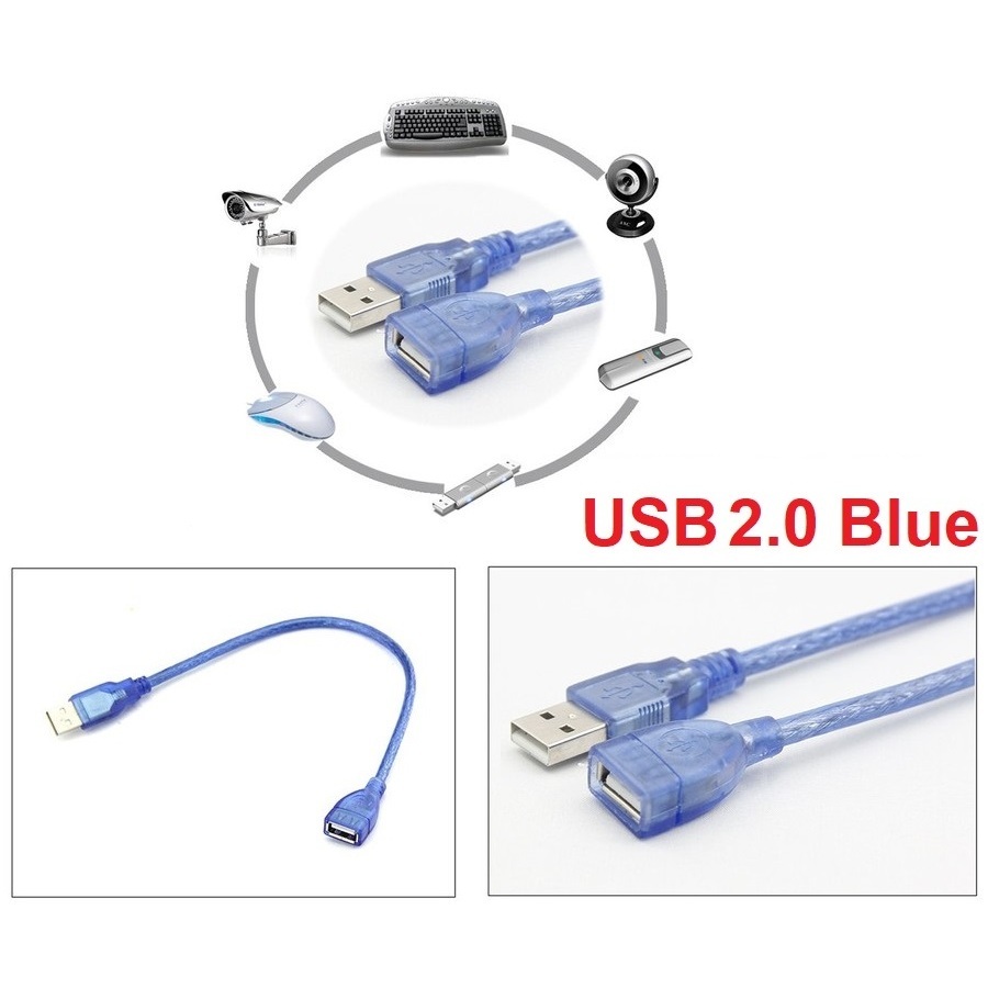 USB 3.0 / 2.0 Cable Extension High Speed Data Transfer Type A to Type A ...