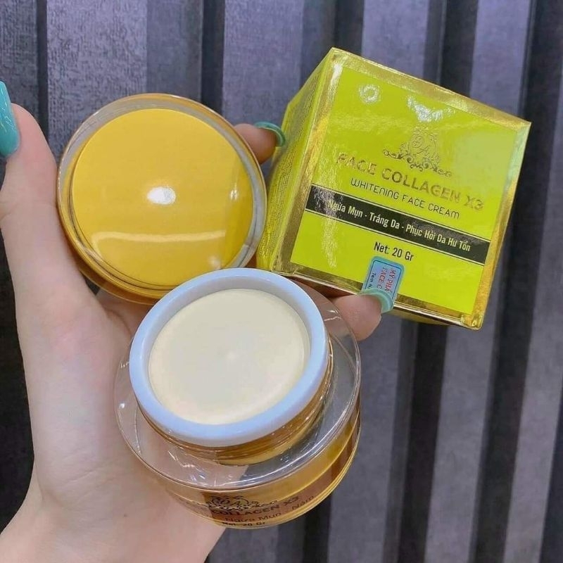 100 % ORIGINAL COLLAGEN X3 ANTI ACNES WHITENING FACE CREAM , MELASMA ...