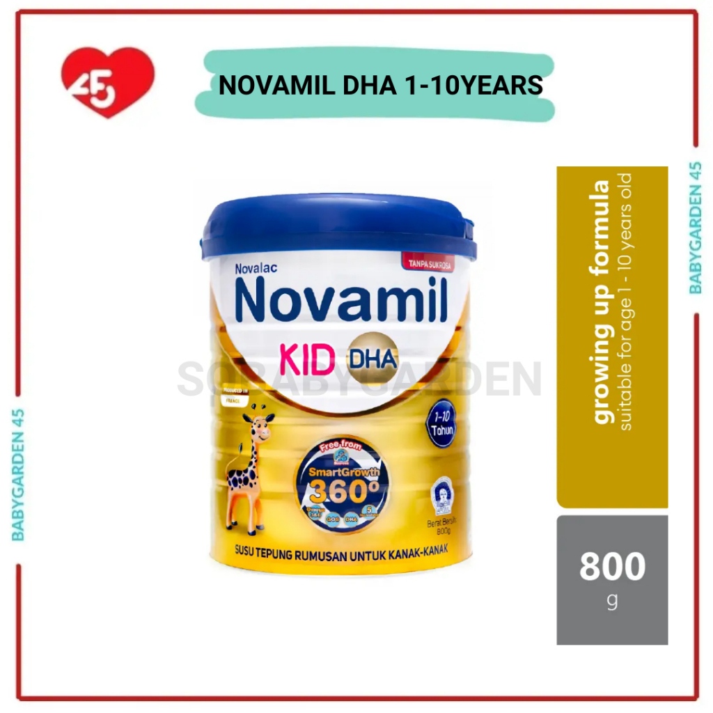 NOVALAC DHA / STEP 1 / NOVAMIL KIDS IT / DHA / 1+ 800g | Shopee Malaysia