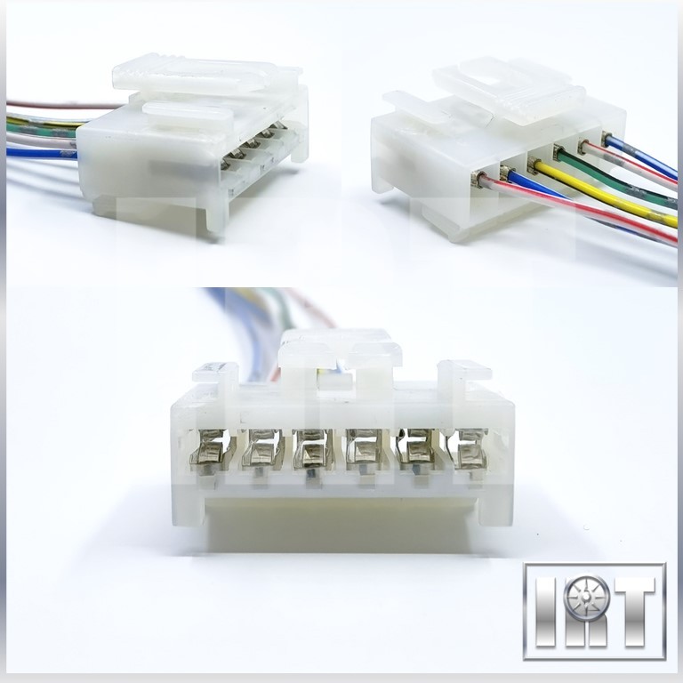 6 Pin Socket Connector Male Female Universal Waterproof Housing Soket ...