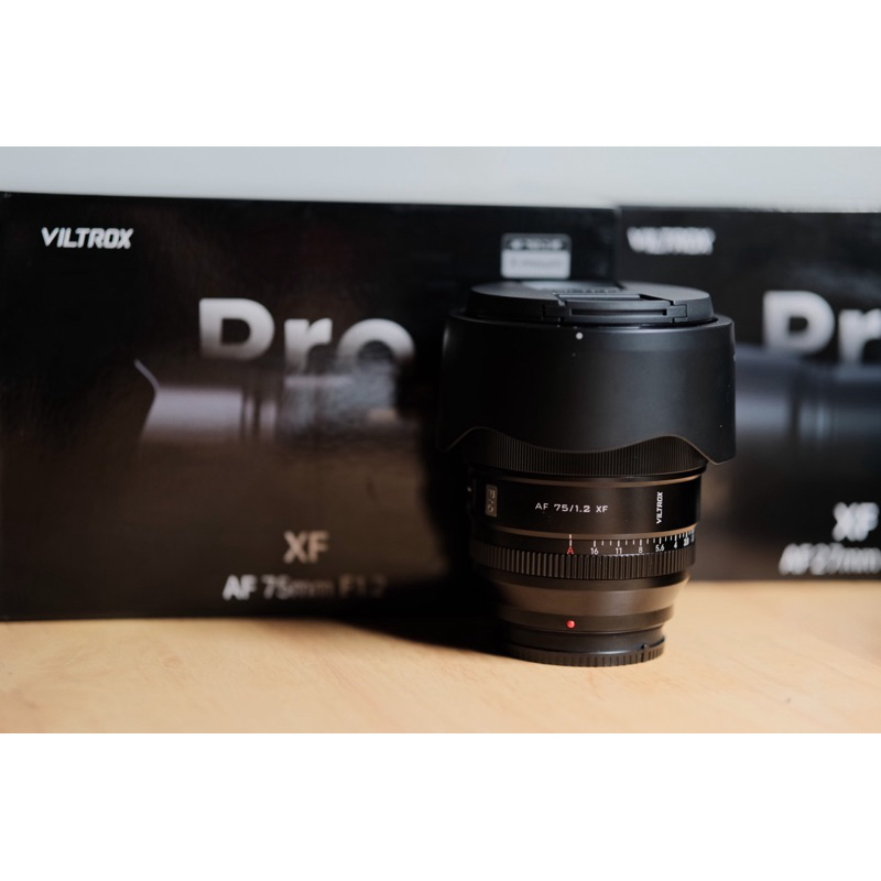 VILTROX AF 75mm F1.2 XF Auto Focus Large Aperture Prime Lens Fujifilm XF （used） | Shopee Malaysia