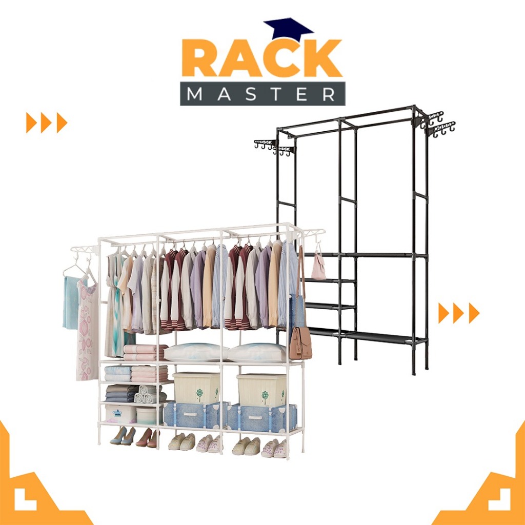 𝗥𝗔𝗖𝗞 𝗠𝗔𝗦𝗧𝗘𝗥 Multipurpose Stainless Steel Large Wardrobe Large Wardrobe ...