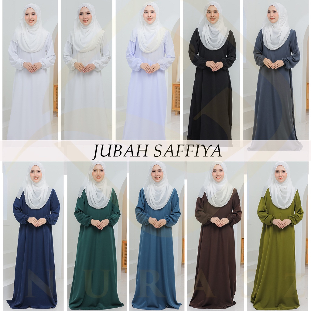 JUBAH HAJI DAN UMRAH SAFFIYA PLAIN!!! PLUS SAIZ S - 6XL!!! TIDAK ...