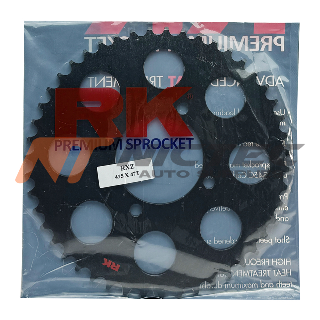 RK TAMASHII SPROCKET 415 HARDEN STEEL BLACK LC135 Y100 Y110 RXZ Y125ZR ...