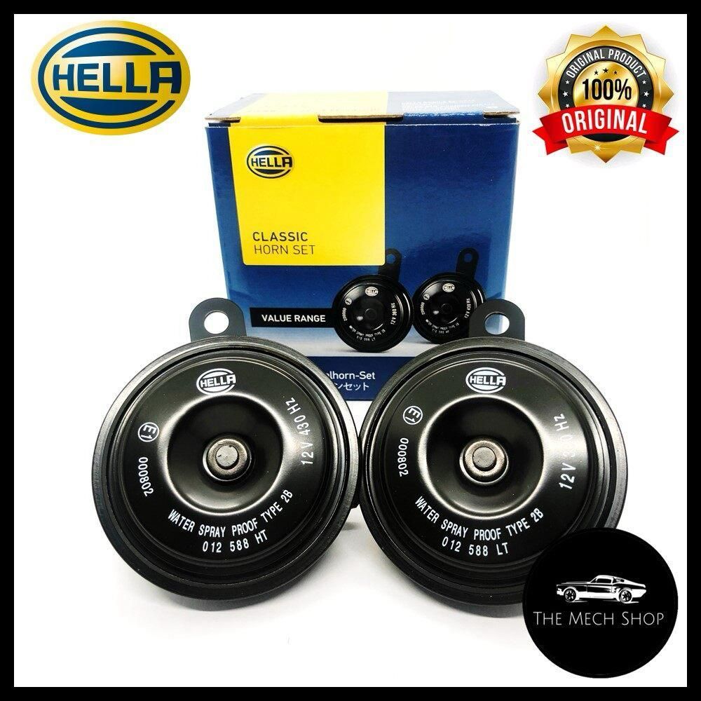 ORIGINAL Hella Classic Disc Horn Value Range Car Horn Set 12V | Shopee ...